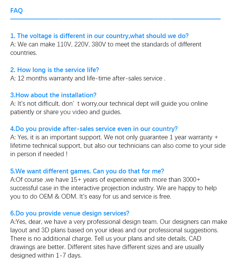 3500 Lumens Interactive Game Projector Sand Pit Game For Projection Park