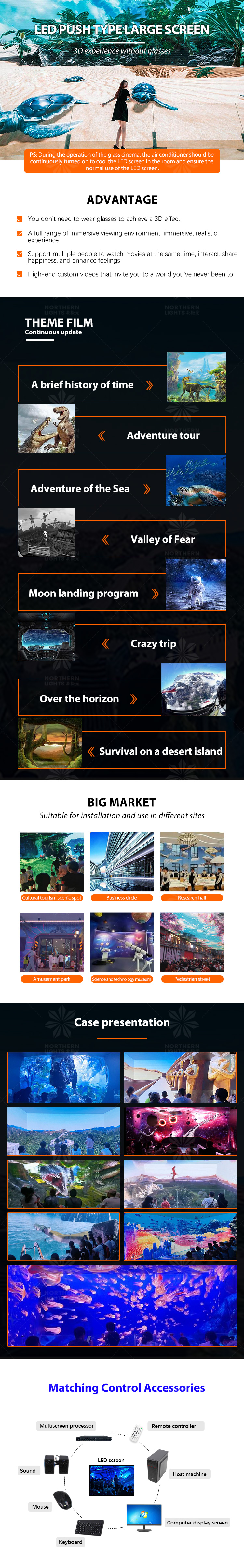 AR Immersive Cinema Led Screen Simulator Cinema For Cultural Tourism