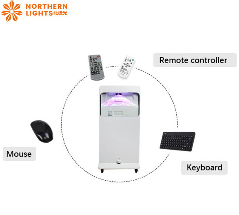 Mobile All-In-One Interactive Floor Projection Machine Cultural Tourism ...