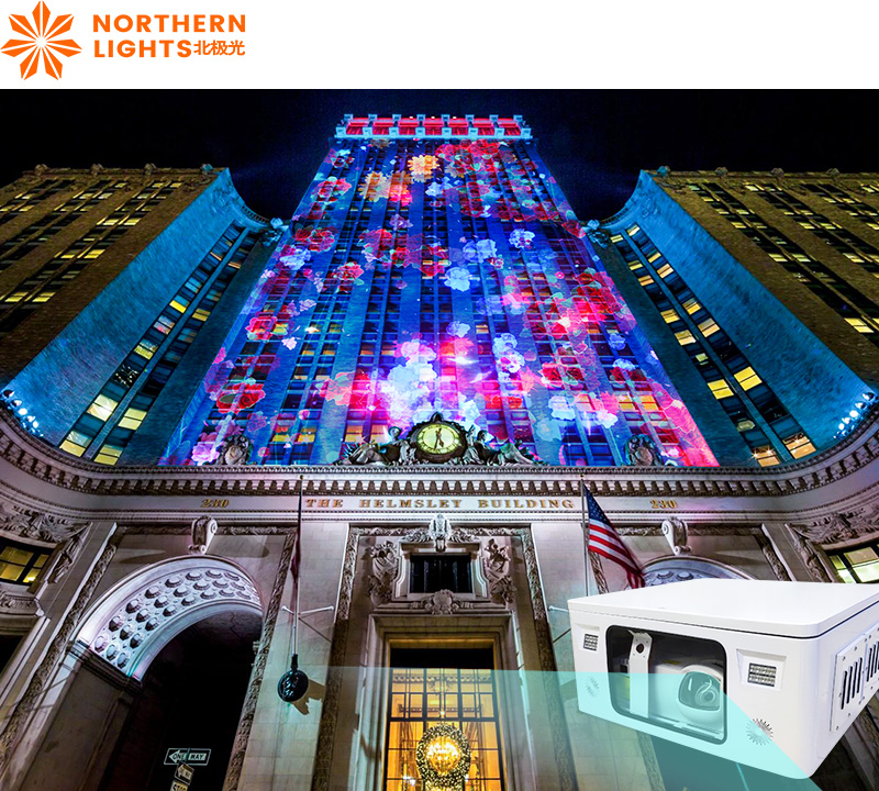 3D Mapping Show Waterproof Projector For Buildings