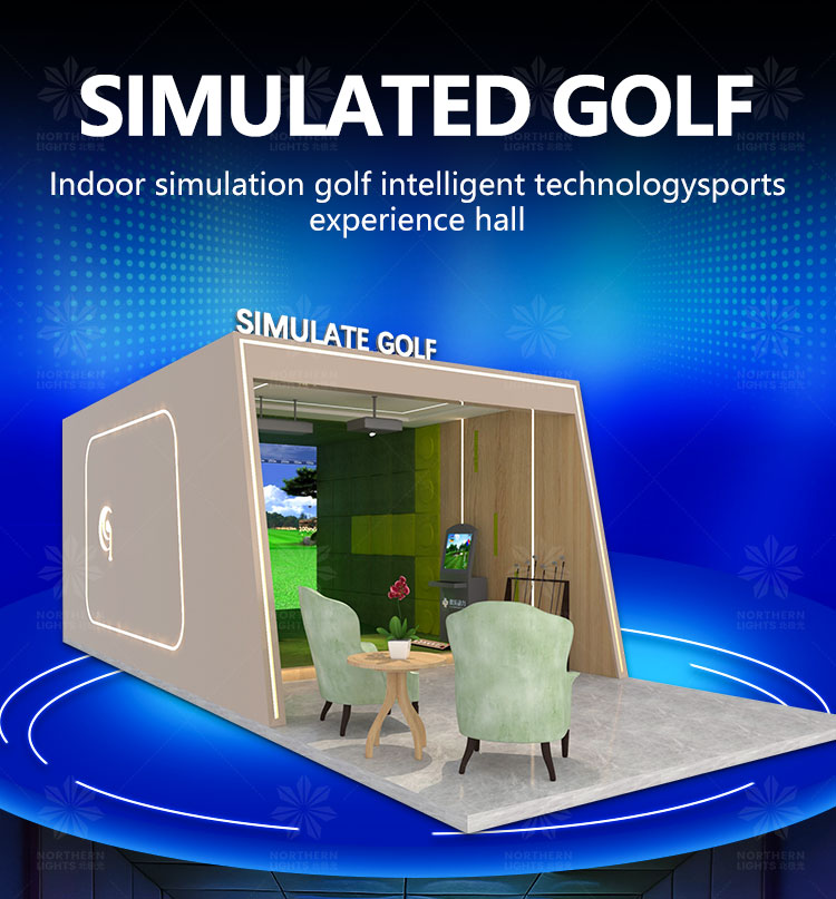 Ar Interactive Projection Game Machine Home Golf Simulator Launch ...