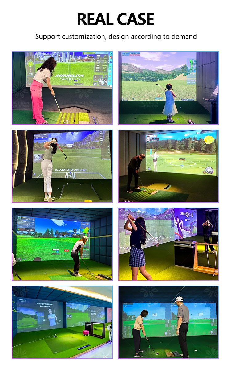 Ar Interactive Projection Game Machine Home Golf Simulator Launch ...