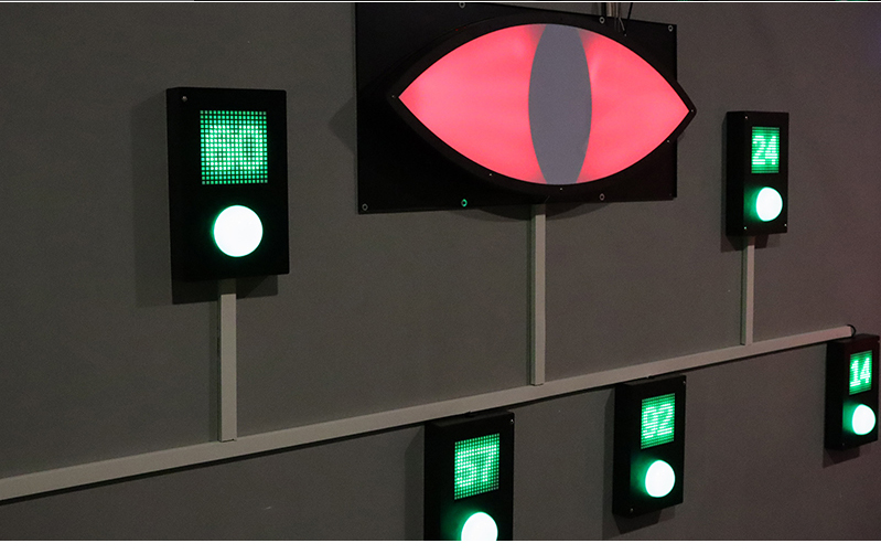 Wall Interactive Hide Push Button Counting Number Led Light Activate ...
