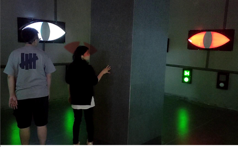 Wall Interactive Hide Push Button Counting Number Led Light Activate ...