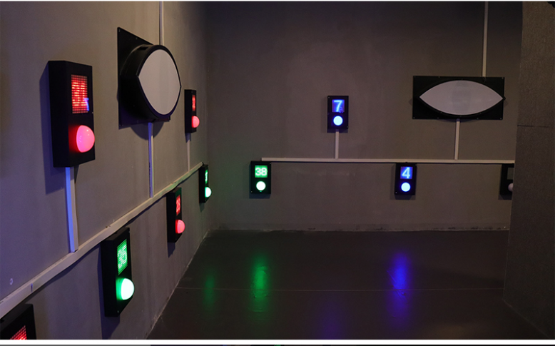 Wall Interactive Hide Push Button Counting Number Led Light Activate ...