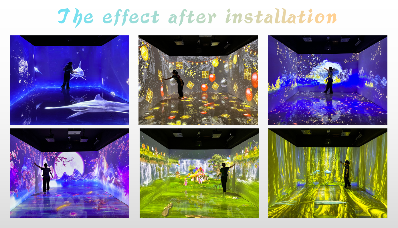 Immersive Interactive Projection Room Attract Popularity And Generate