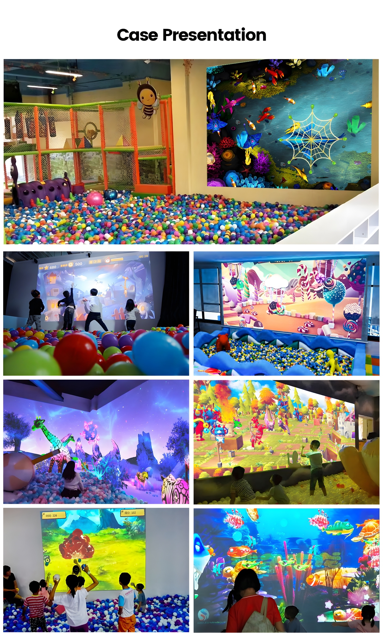 Integrated Smashing Ball Peojection Games Interactive Wall Projection