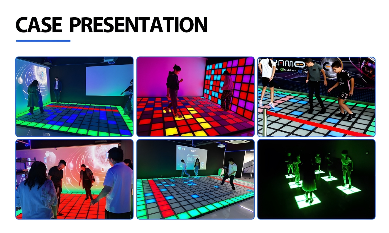 Led Floor Interactive Light Active 300+ Game Interactive Led Dance ...