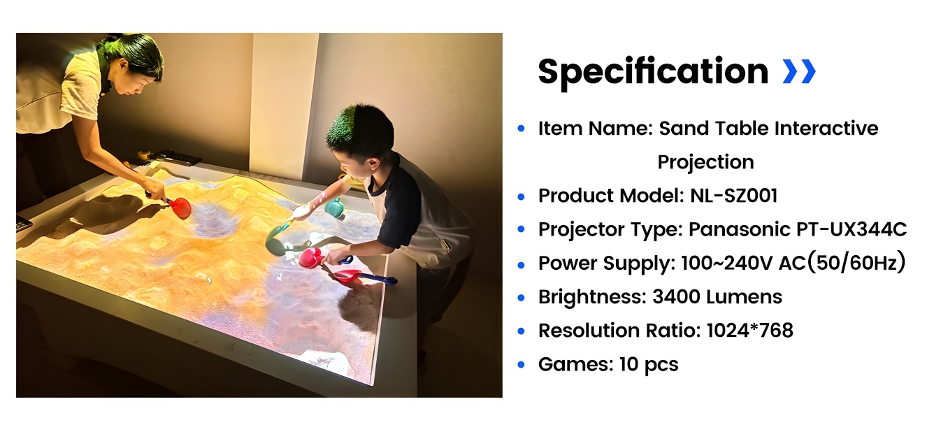 Kids Interactive Sand Table Interactive Digital Projection System