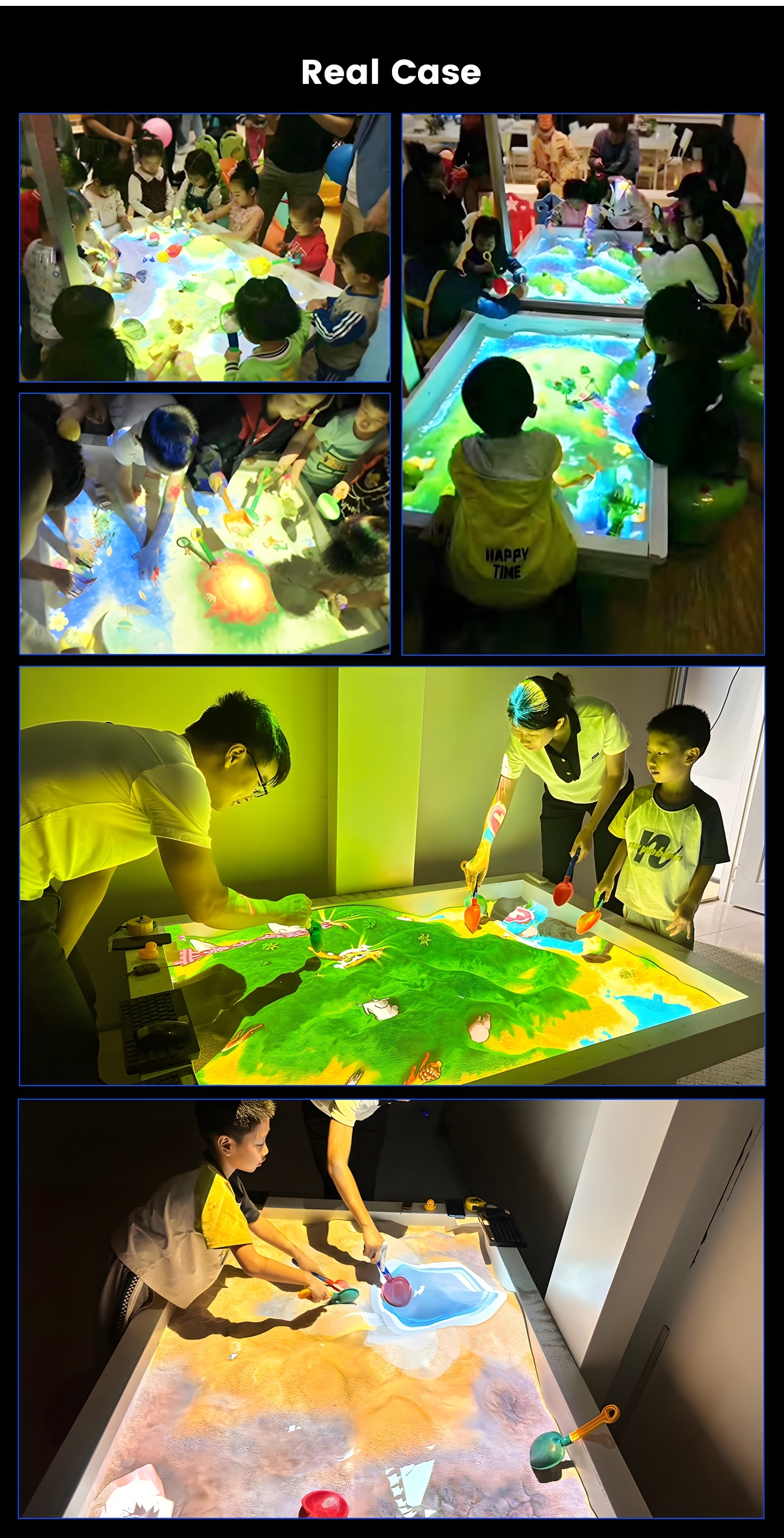 Kids Interactive Sand Table Interactive Digital Projection System