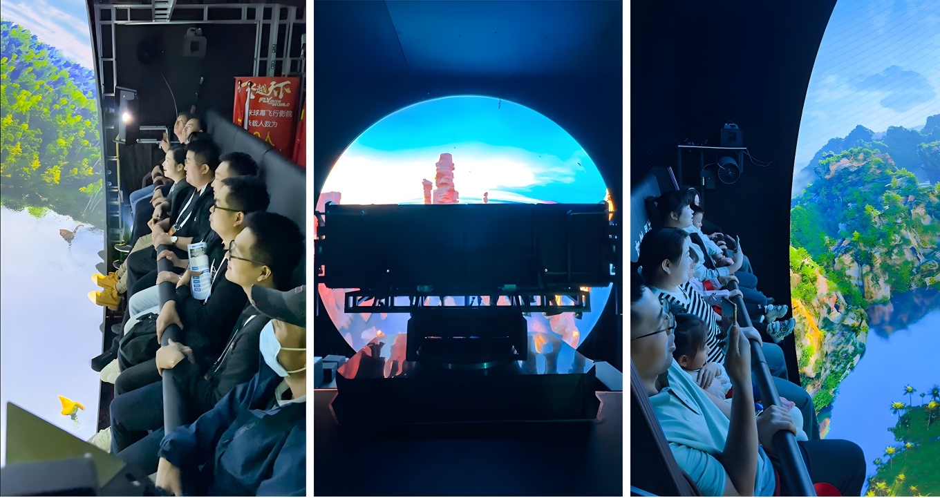 5D Dome Suspended Flying Cinema