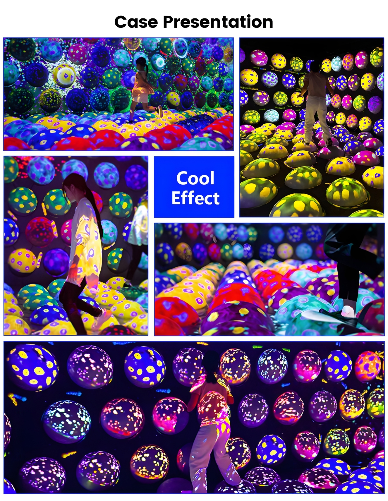 Amusement Park Indoor Colorful Bouncy Ball Game Interactive Jumping ...