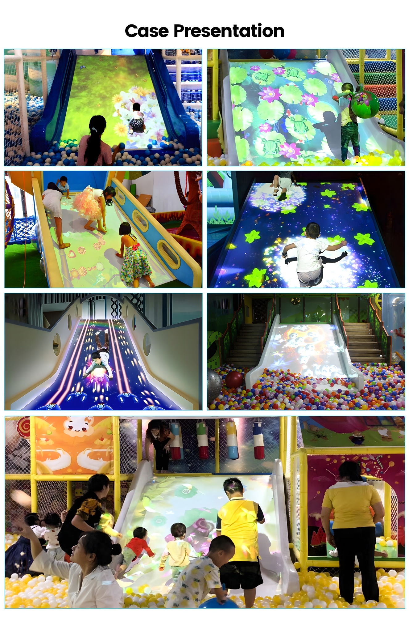 Northern Lights Slide Game Interactive Projector Floor Projector Game ...