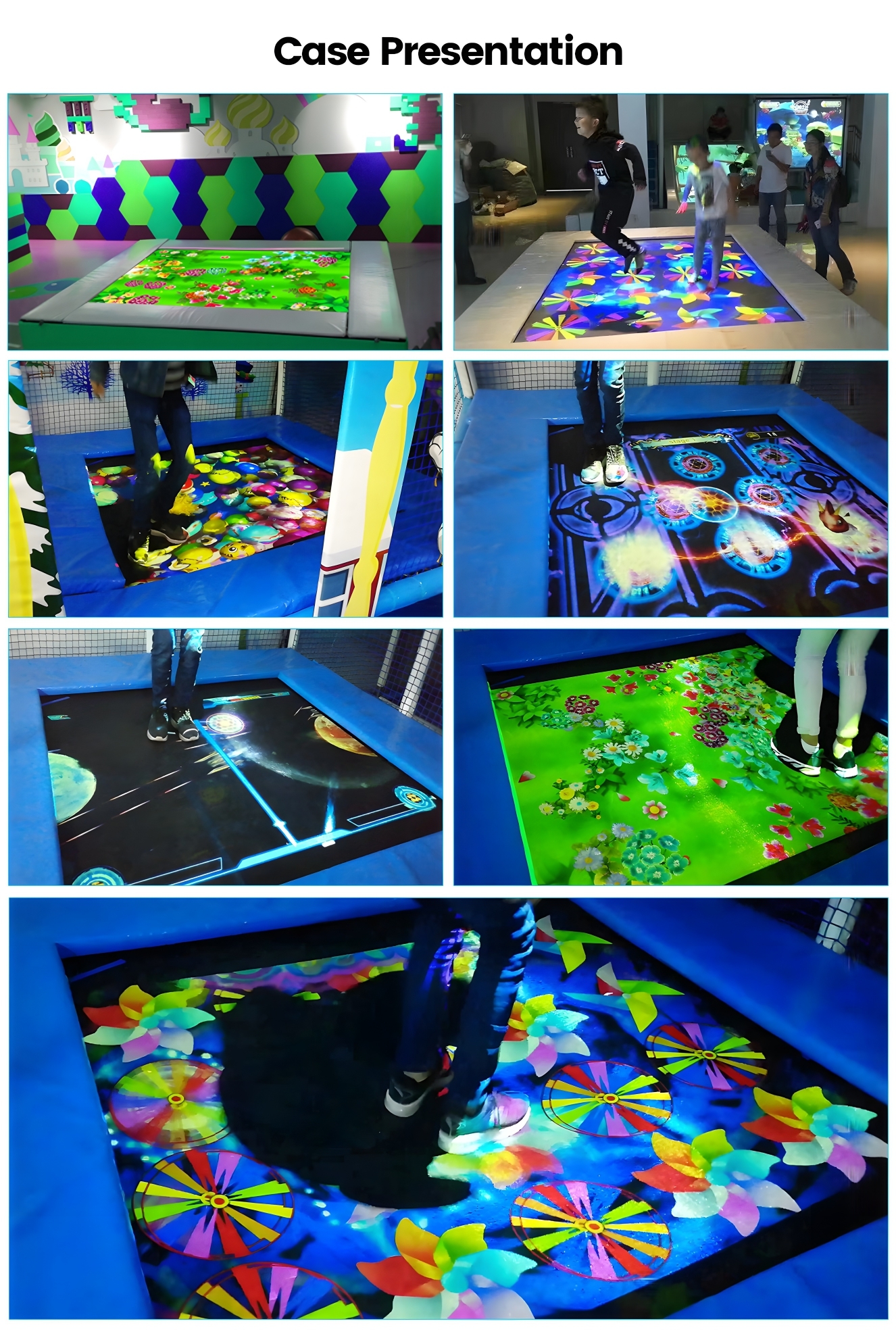 Indoor Playground Interactive Projection Game Trampoline Projector Game ...
