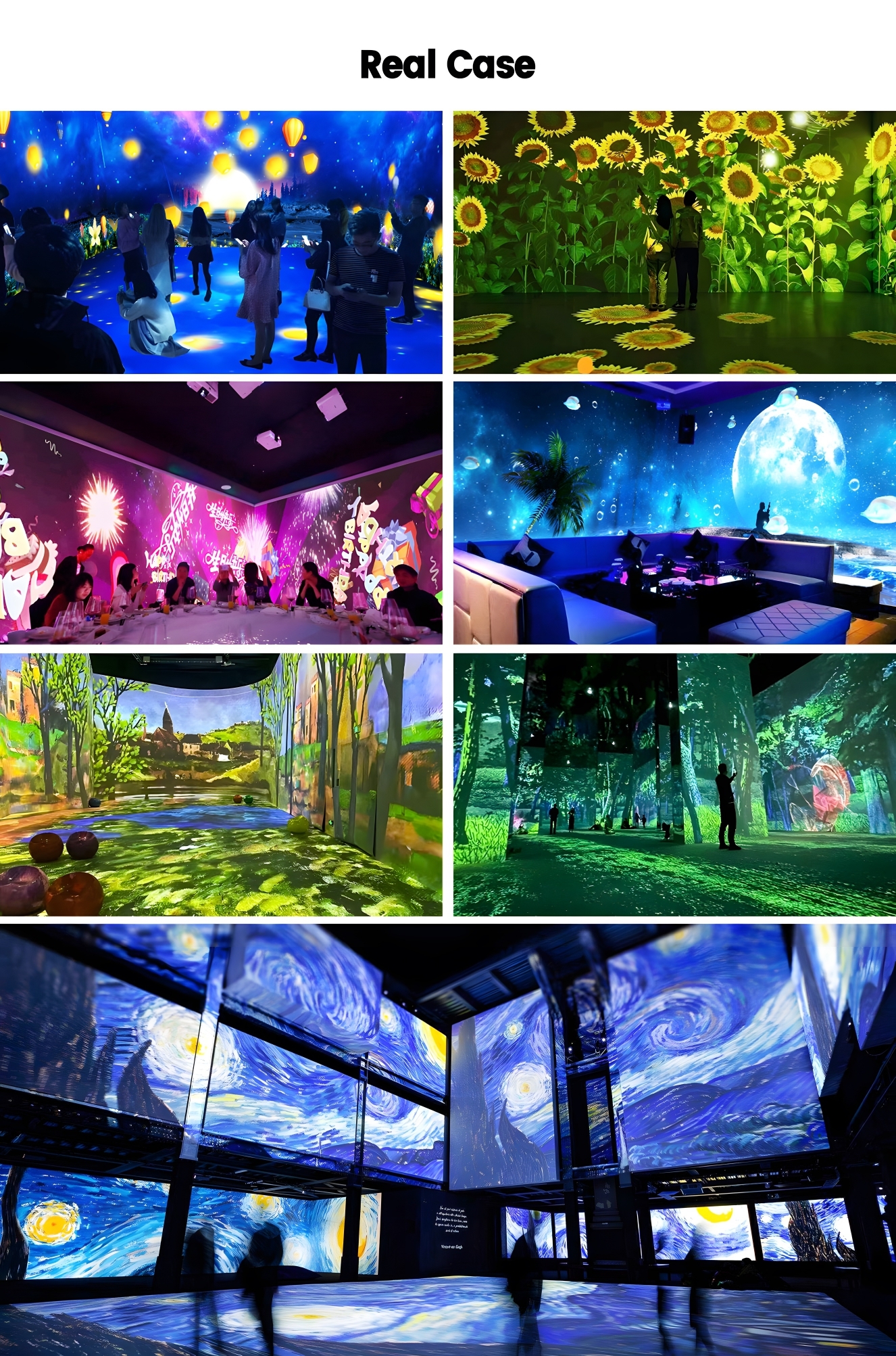3d Hologram Immersive Wall Multichannel Floor Projection For Hotel