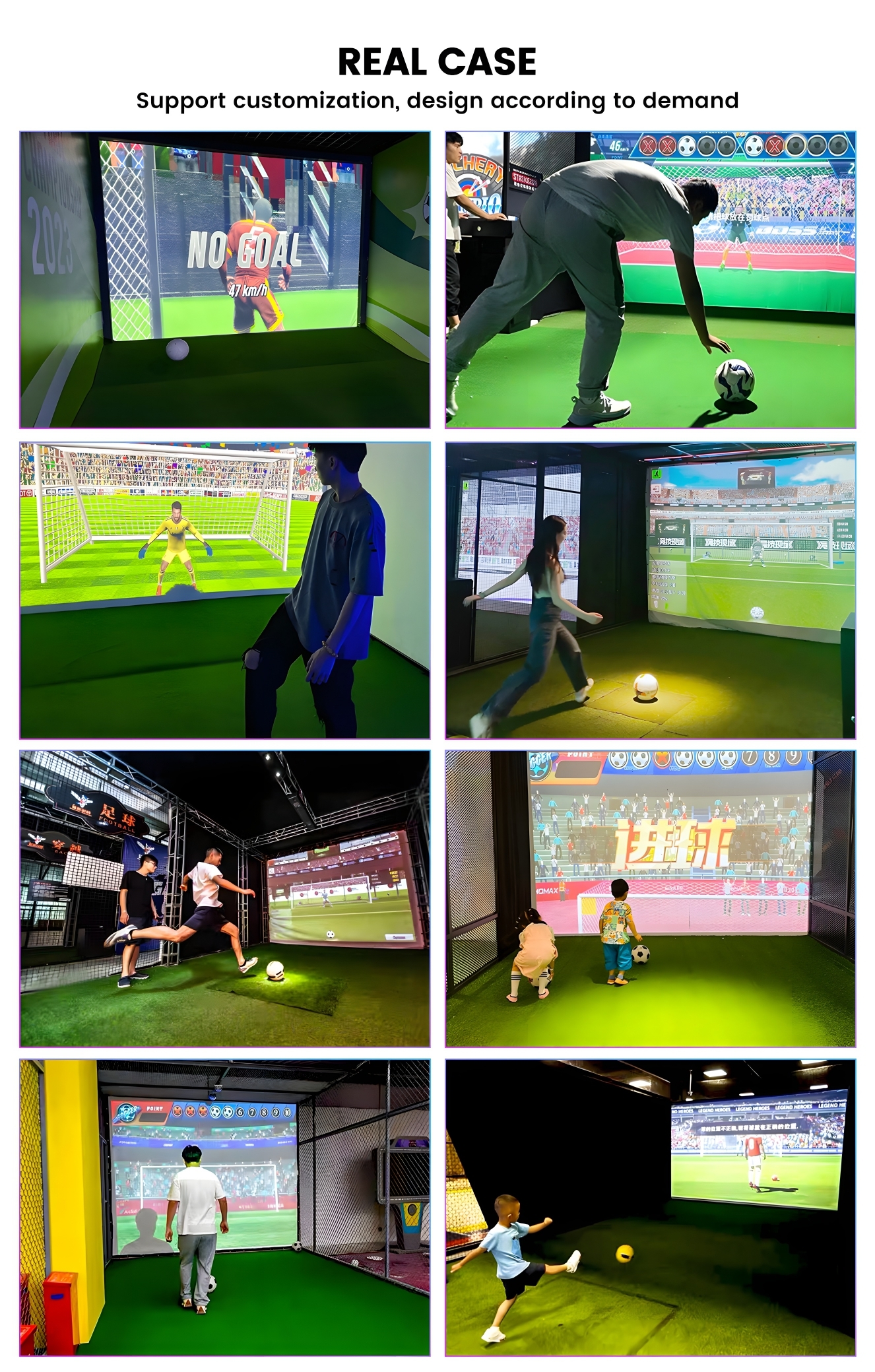 Indoor Interactive Ar Soccer Game Simulator Virtual Football Simulator