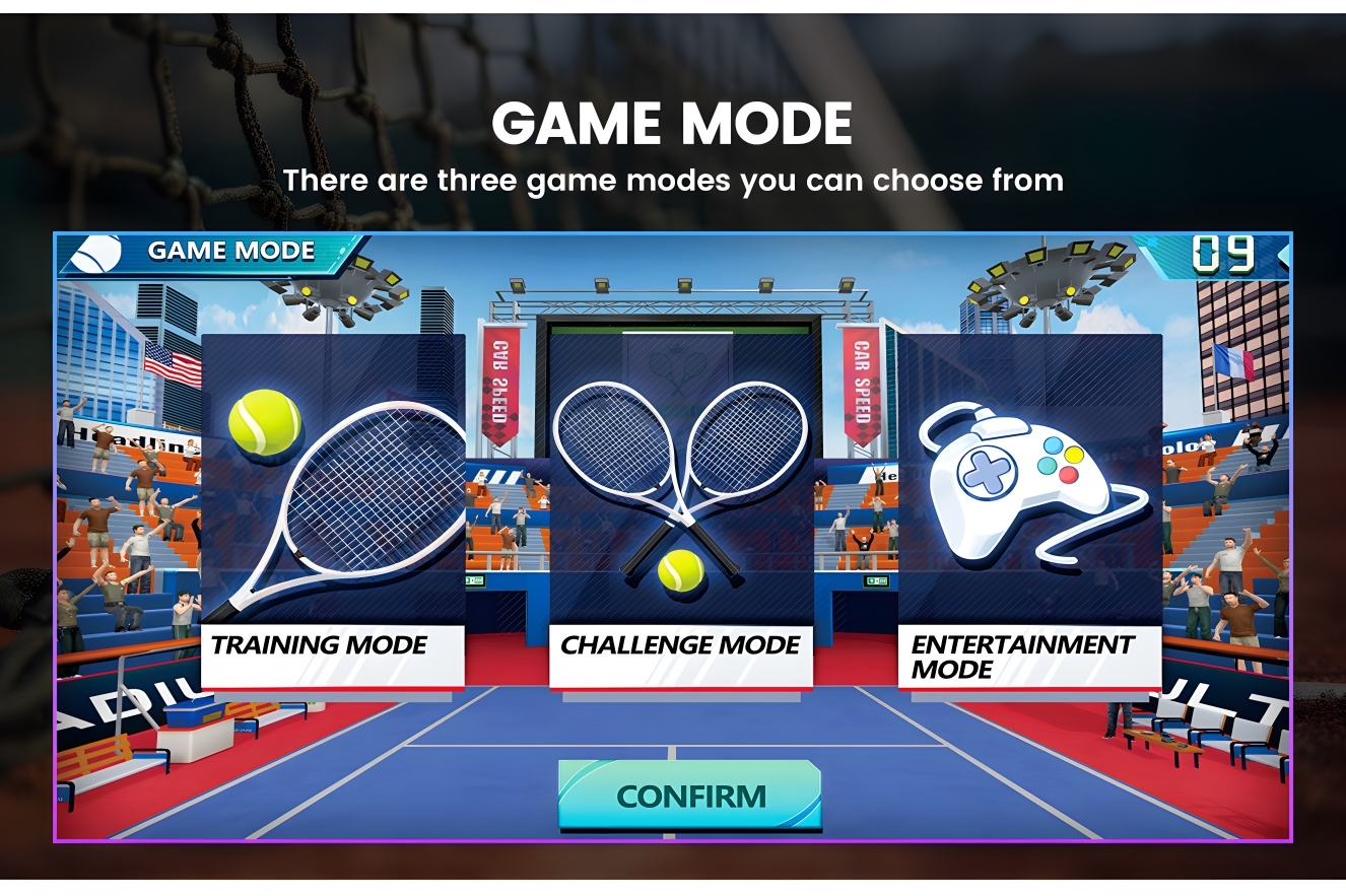 Indoor Ar Tennis Simulator Game Ar Sports Somatosensory Fitness Tennis Game