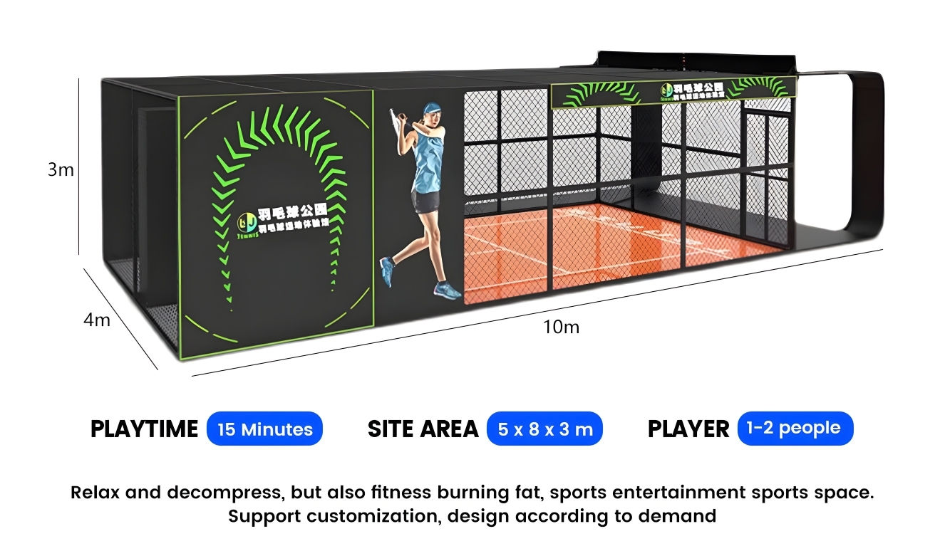 Interactive Projection Badminton Hall Simulates Automatic Launching ...