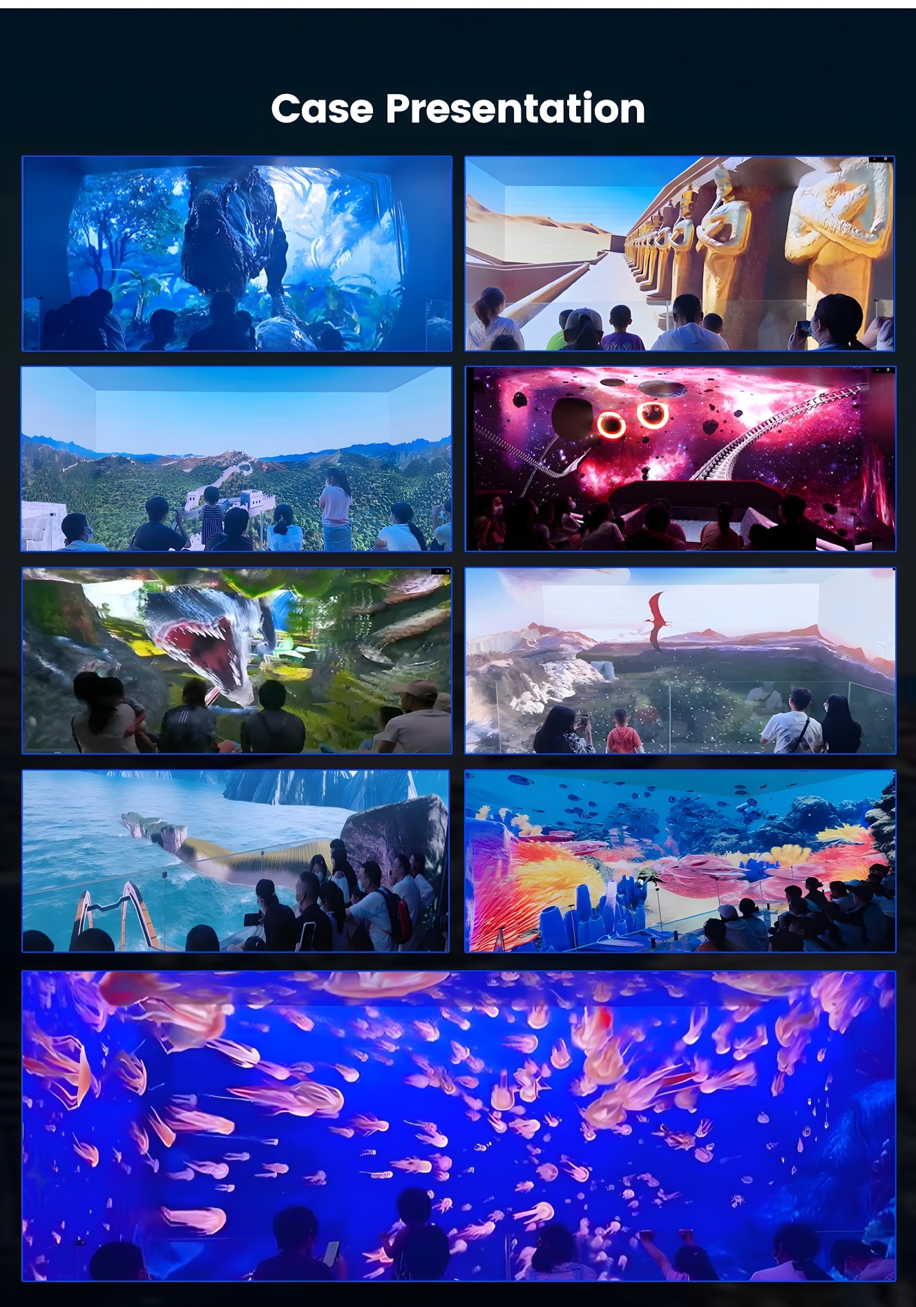 VR Immersive Cinema Dynamic Simulator Cinema Led Screen For Exhibition Hall