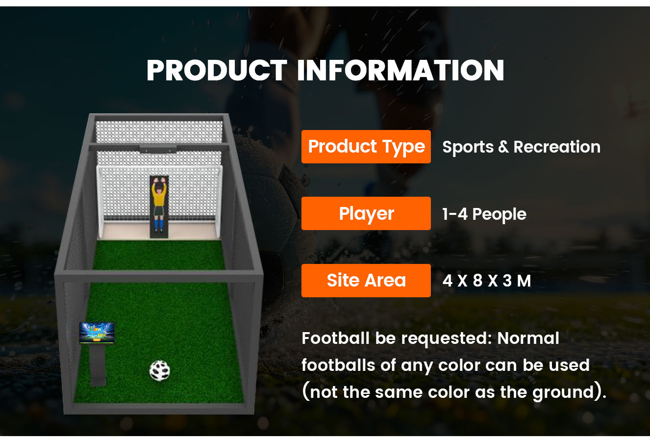 Interactive AR Football Soccer Game Simulator Virtual Football Simulator