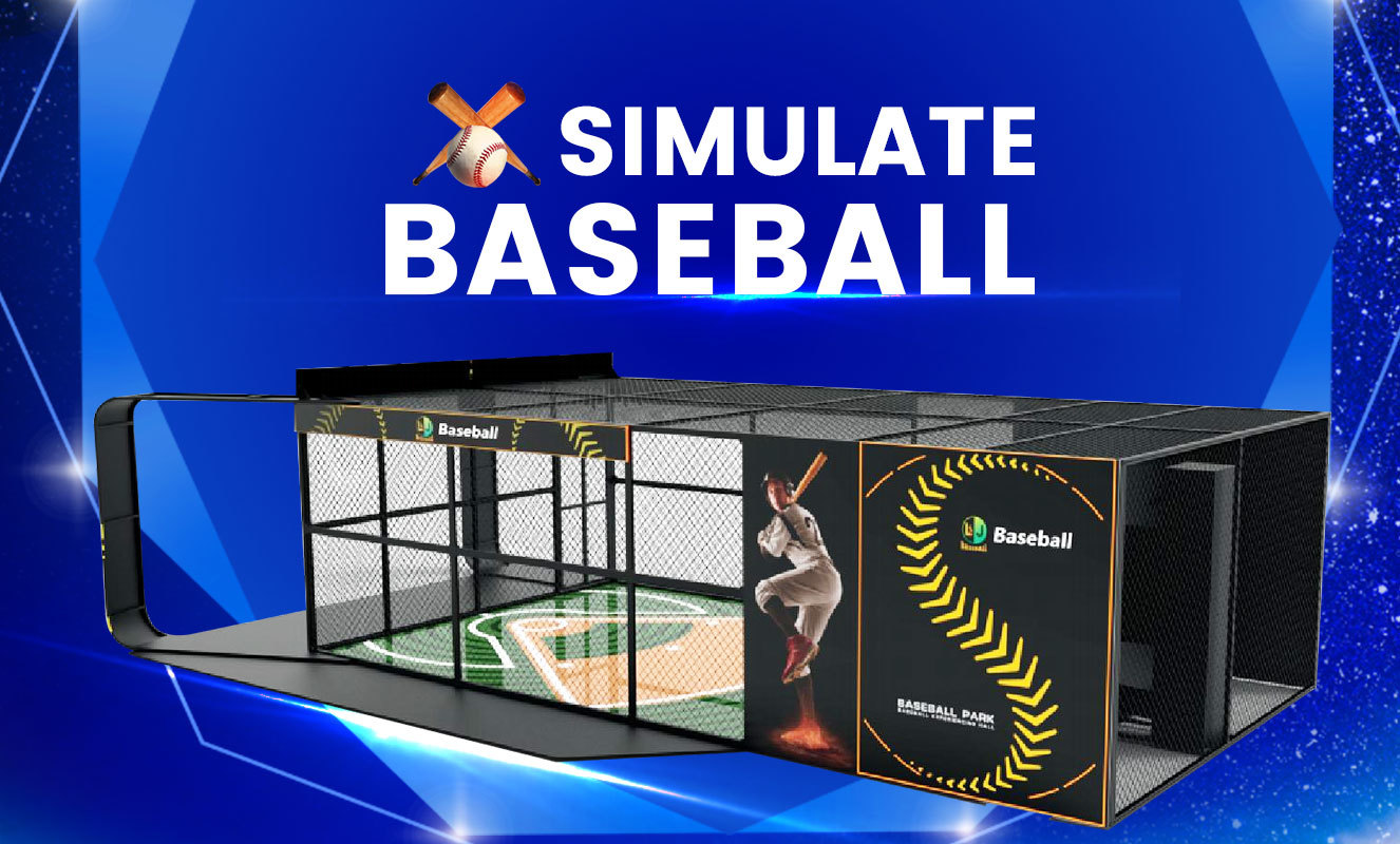Immersive Interactive Sports AR Indoor Amusement Game Machine Ar Baseball Simulator