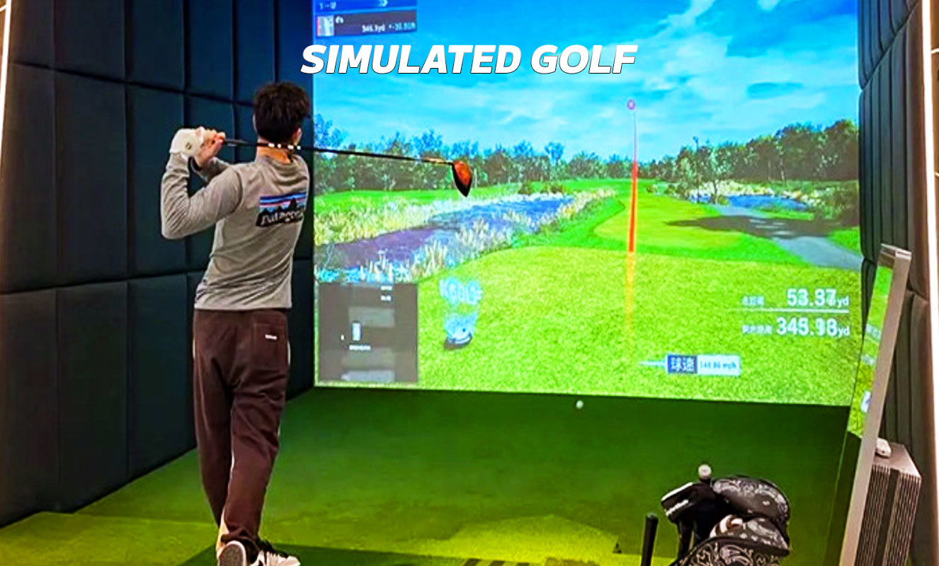 Ar Interactive Projection Game Machine Home Golf Simulator Launch ...