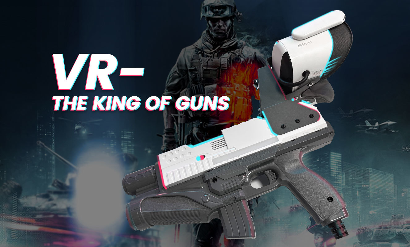 Advanced VR Gun For Shooting Games, Immersive VR Experience Machine For ...