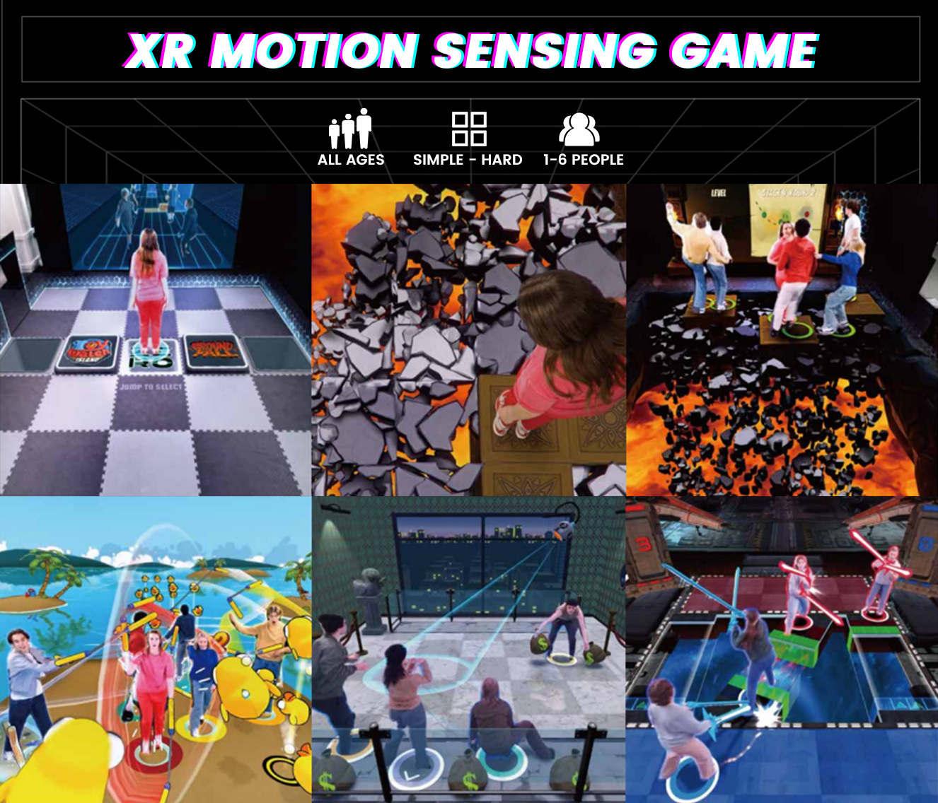 2025 Most Popular Immersive Interactive Projection Games Party Multiplayer