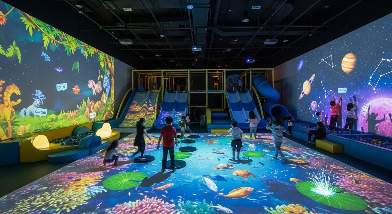 Interactive Projection: The Future of Indoor Playgrounds?