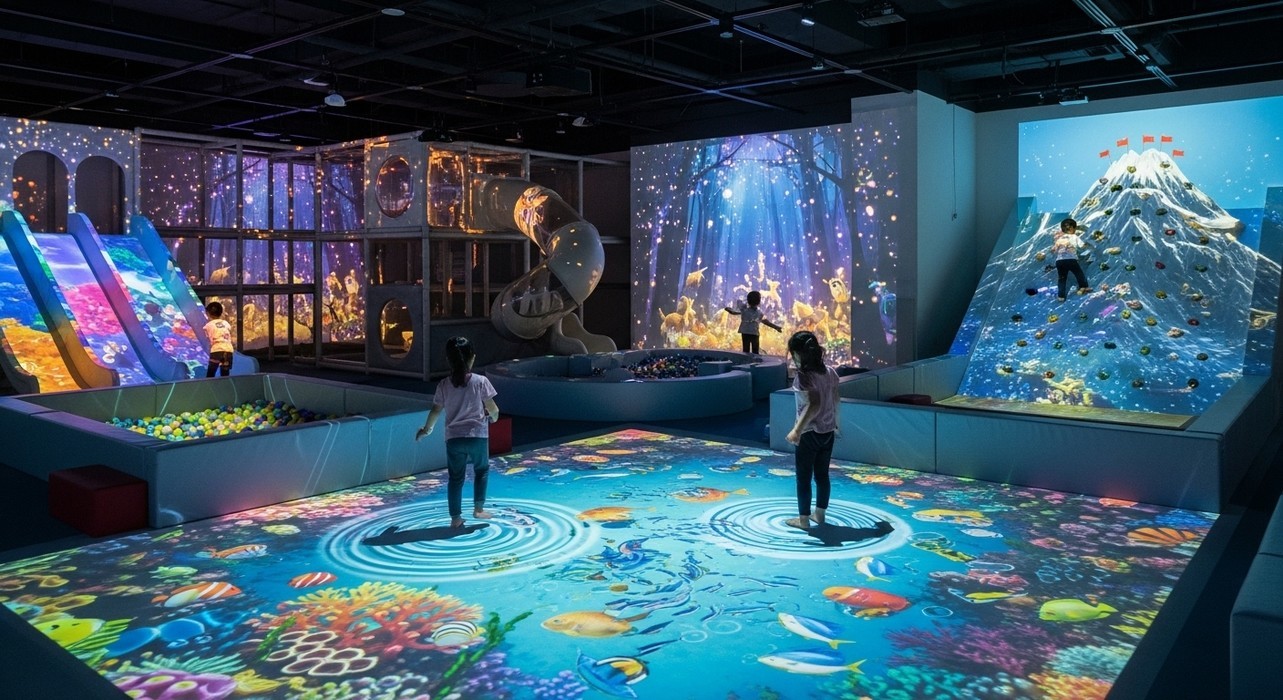 Interactive Projection: The Future of Indoor Playgrounds?