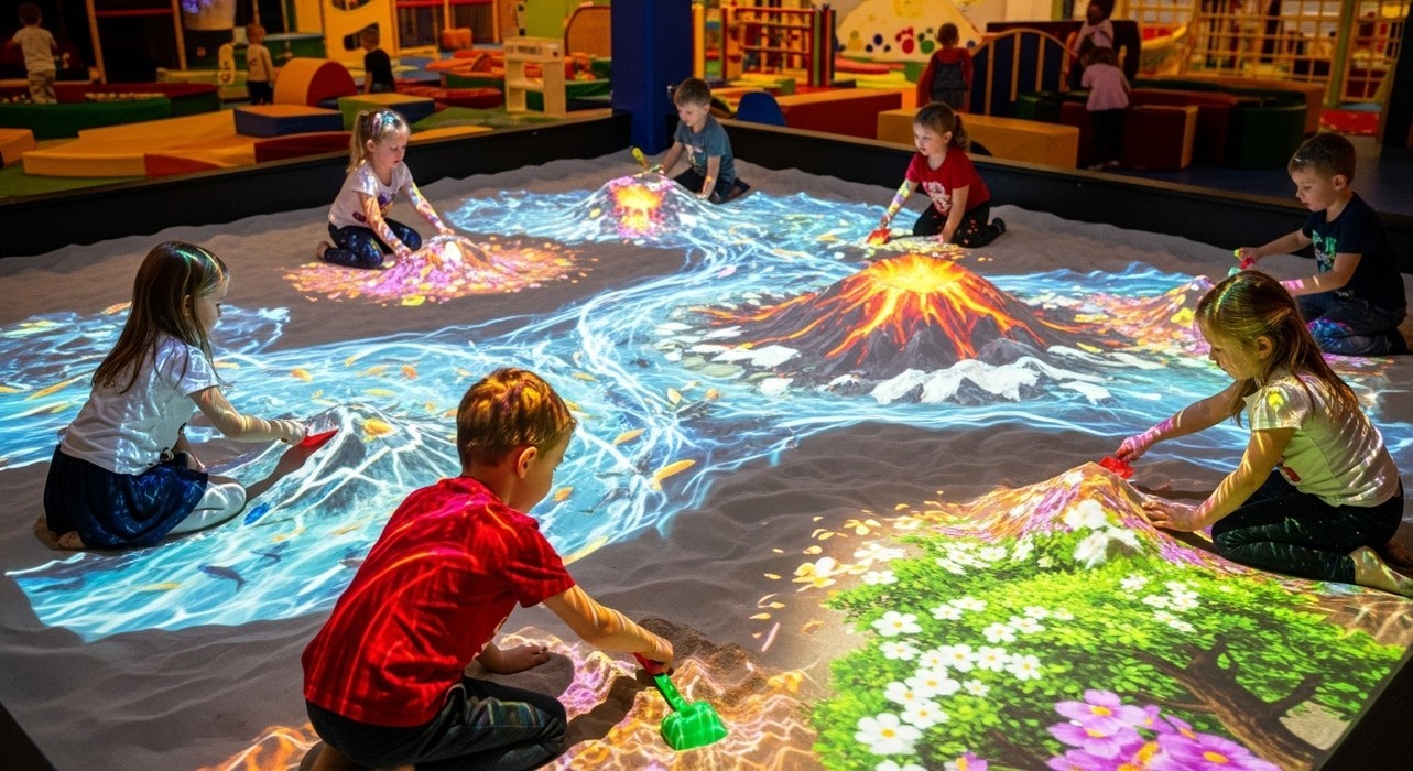 Interactive Immersive Projection: End the "One-Off" Playground Visit Curse