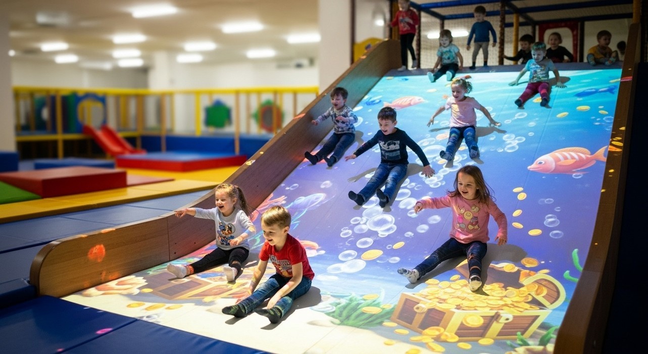 Interactive Immersive Projection: End the "One-Off" Playground Visit Curse