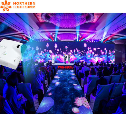 20 Channels 3D Wall Projection Immersive Restaurant 5200 Lumens 1920*1200