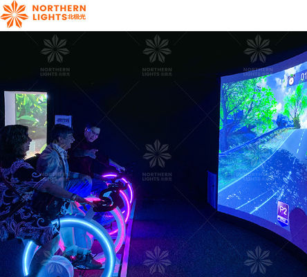 Northern Lights Dynamic Racing Interactive Projection Game Bike Game