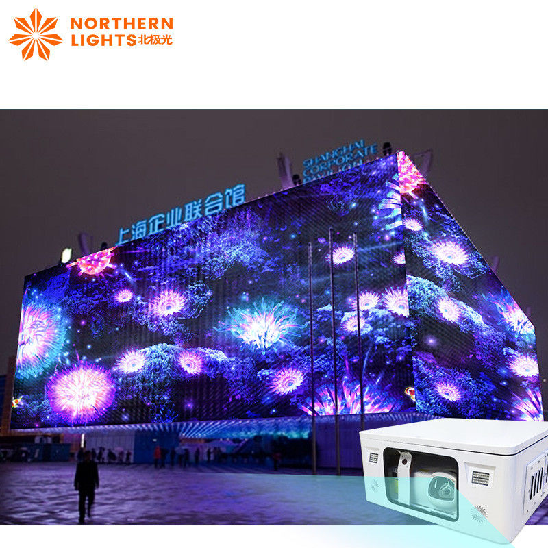 Laser 3d Projection Mapping Pro Outdoor Waterproof Building Wall Mapping