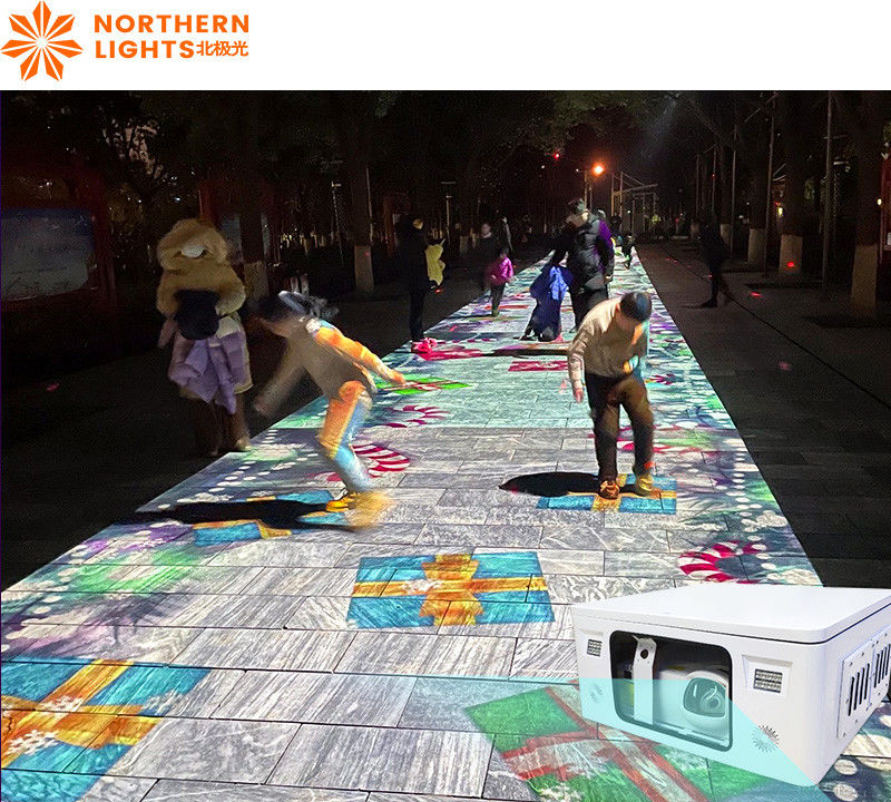 Amusement Park 3D Holographic Laser Floor Projector