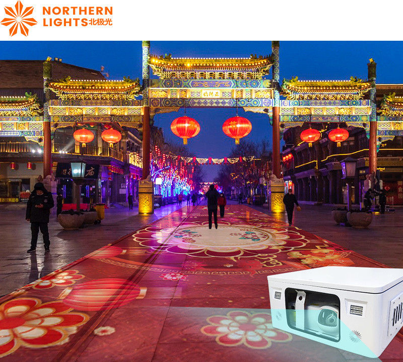 Waterproof 3500 Lumens Ground Interactive Floor Projector For Schools