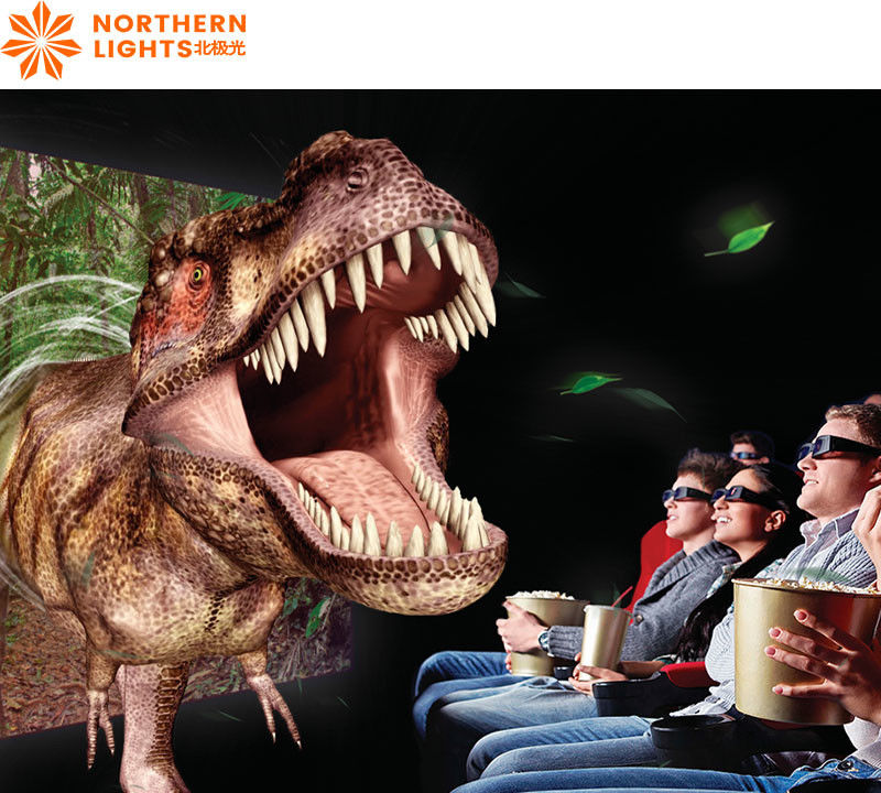 3 Rows 15 Seats Orbit Cinema 5D Visual Motion Immersive Track Cinema