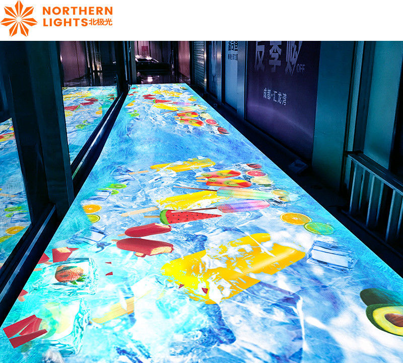 3D Immersive Floor Projection Game System 3200 Lumens Indoor