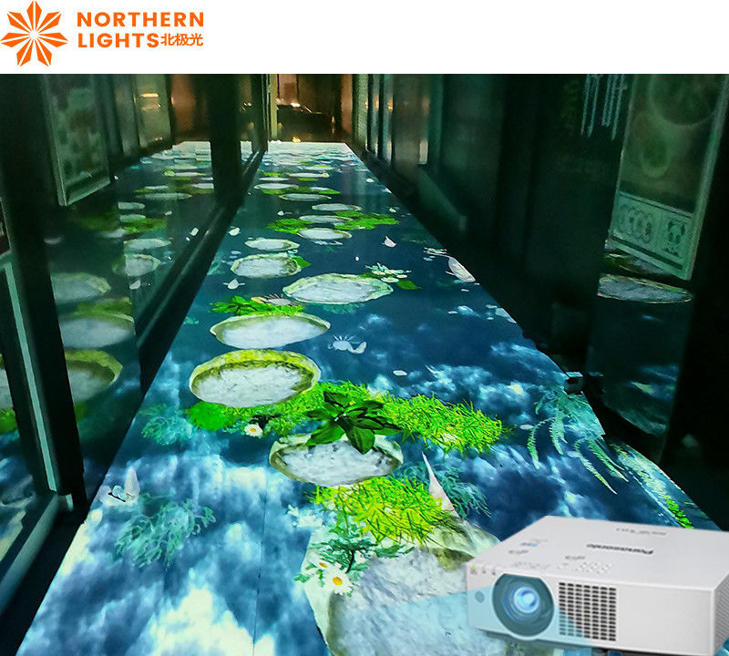 3D Immersive Room Holographic Floor Interactive Projection For Tourist ...