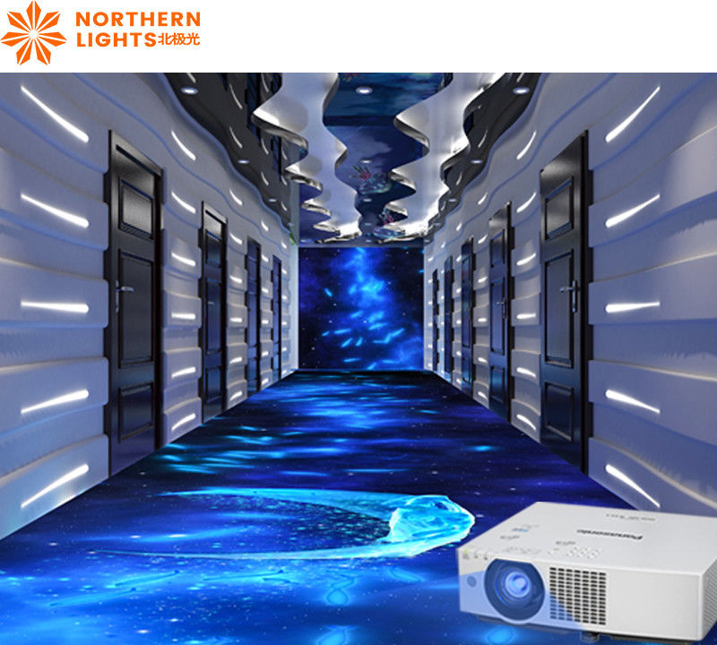 3200 Lumens Interactive 3D Floor Immersive Projector For Hotel Decoration