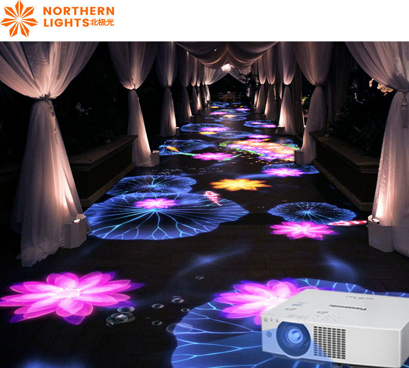 Immersive Interactive Projection Game Naughty Fort Projector Game For Floor
