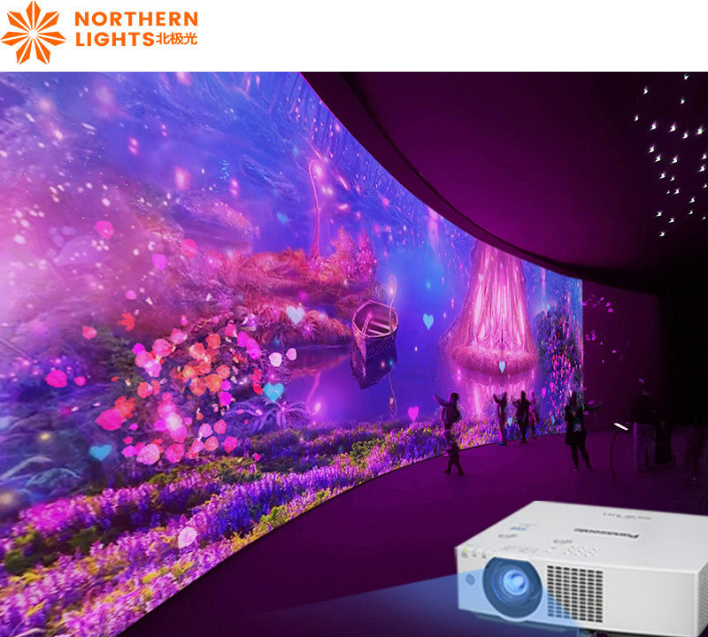 3D Interactive Wall Projection 6 Channels Immersive Projector