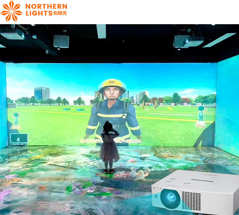 Interior 3D Immersive Projector Interactive Wall Projection System For Decoration