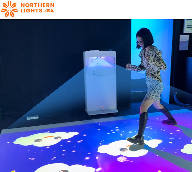 Removable Ground Floor Projection 3300 Lumens For Amusement Park