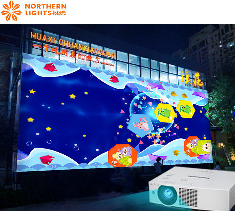 Large Screen Immersive Room Projector 3D Wall Interactive For Museum
