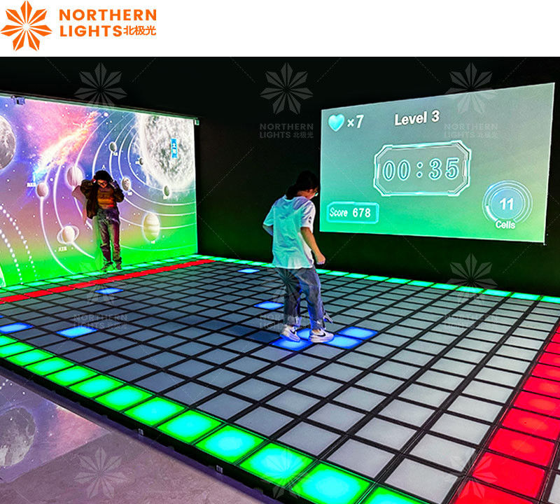 250V LED Dance Floor Tile Interactive Game Super Grid 2 Year Warranty