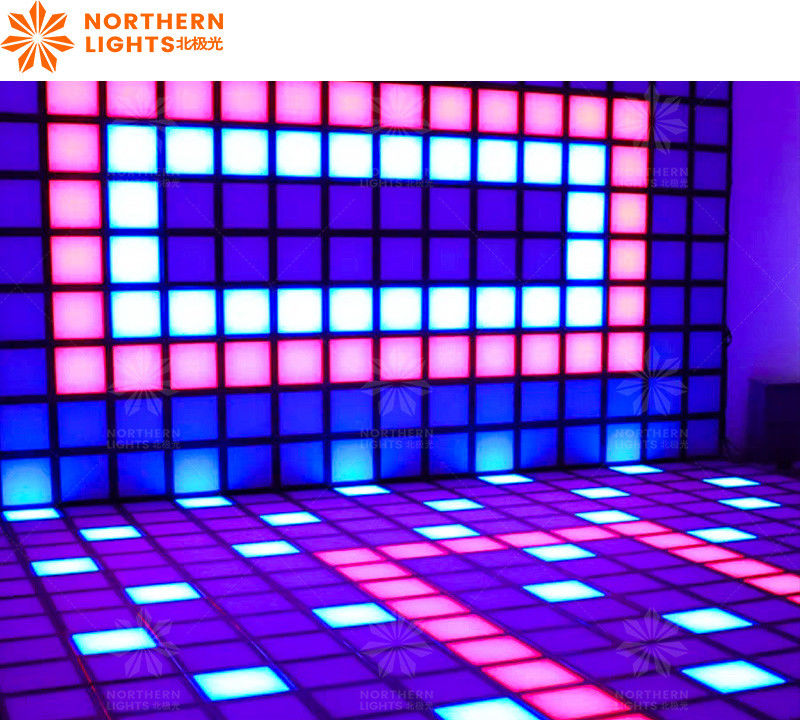 Interactive Floor Tiles LED Jumping Grid Interactive Game For Entertainment