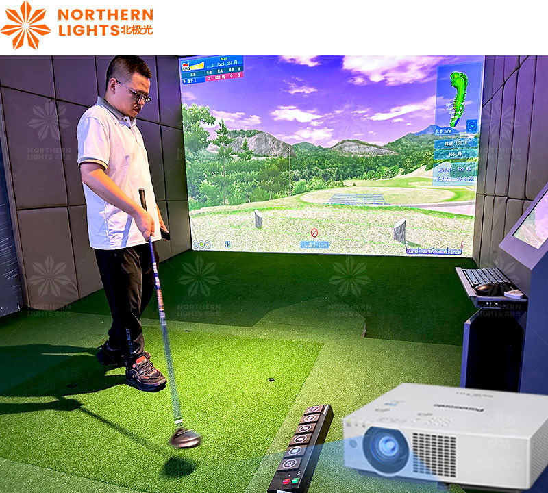 500kg Max Capacity Golf Simulator For Indoor Driving Range Korean System