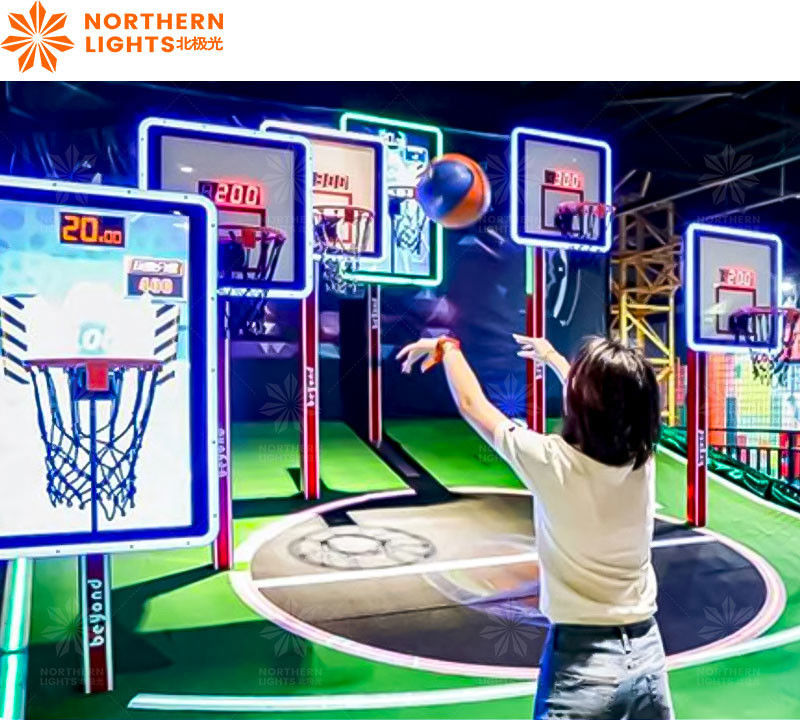 Coin Operated Street Basketball Arcade Game Shoot Basketball Shooting ...